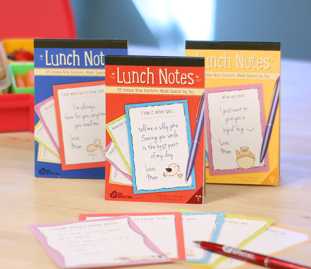 Lunch Notes to make your child smile - Today's Woman Reviews and Giveaways